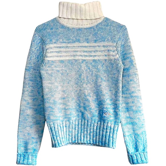 OP | Sweaters | Vintage 9s Op Ocean Pacific Pastel Blue Rib Knit ...